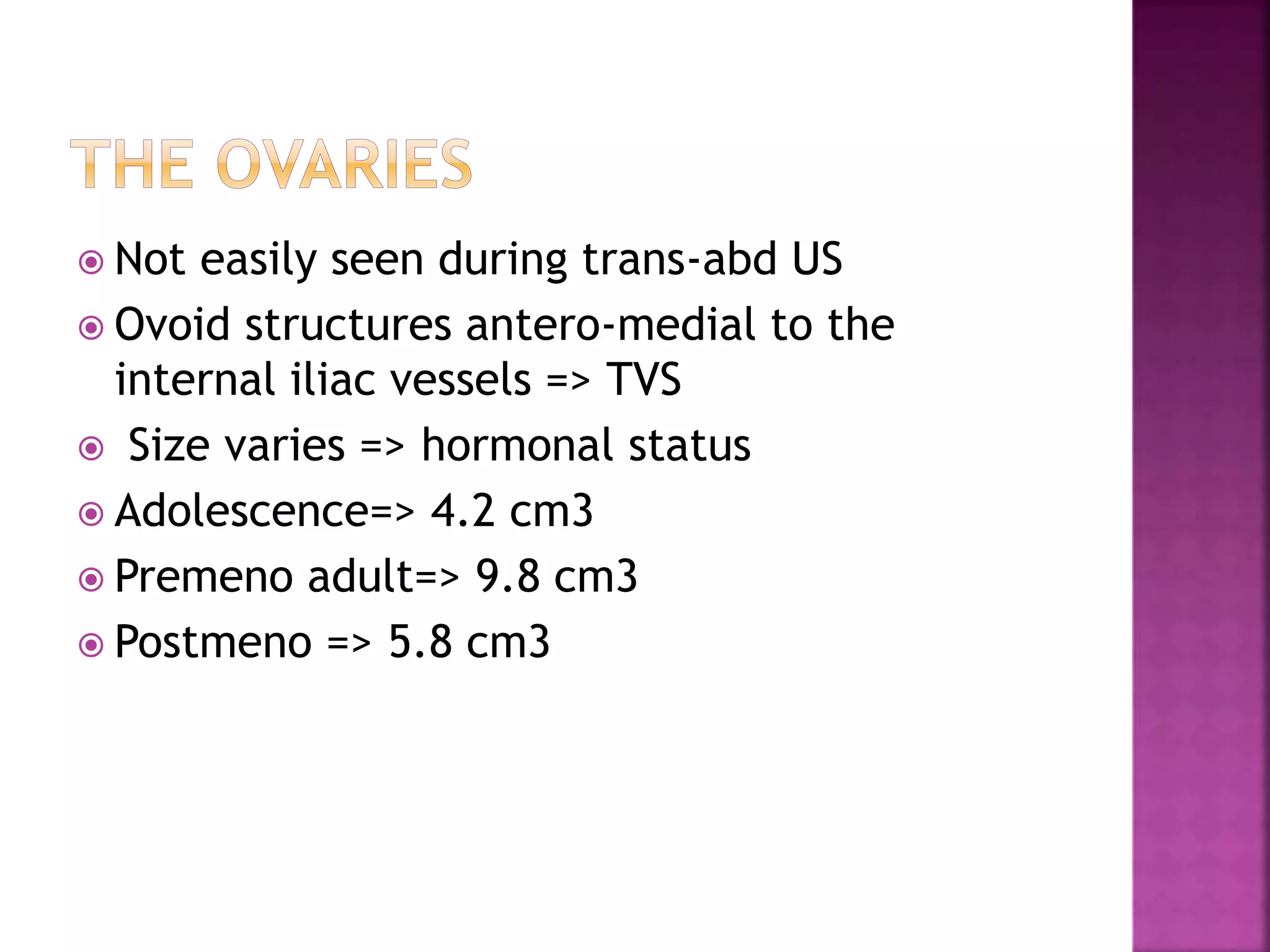 Ultrasound in Gynecology | PPTX