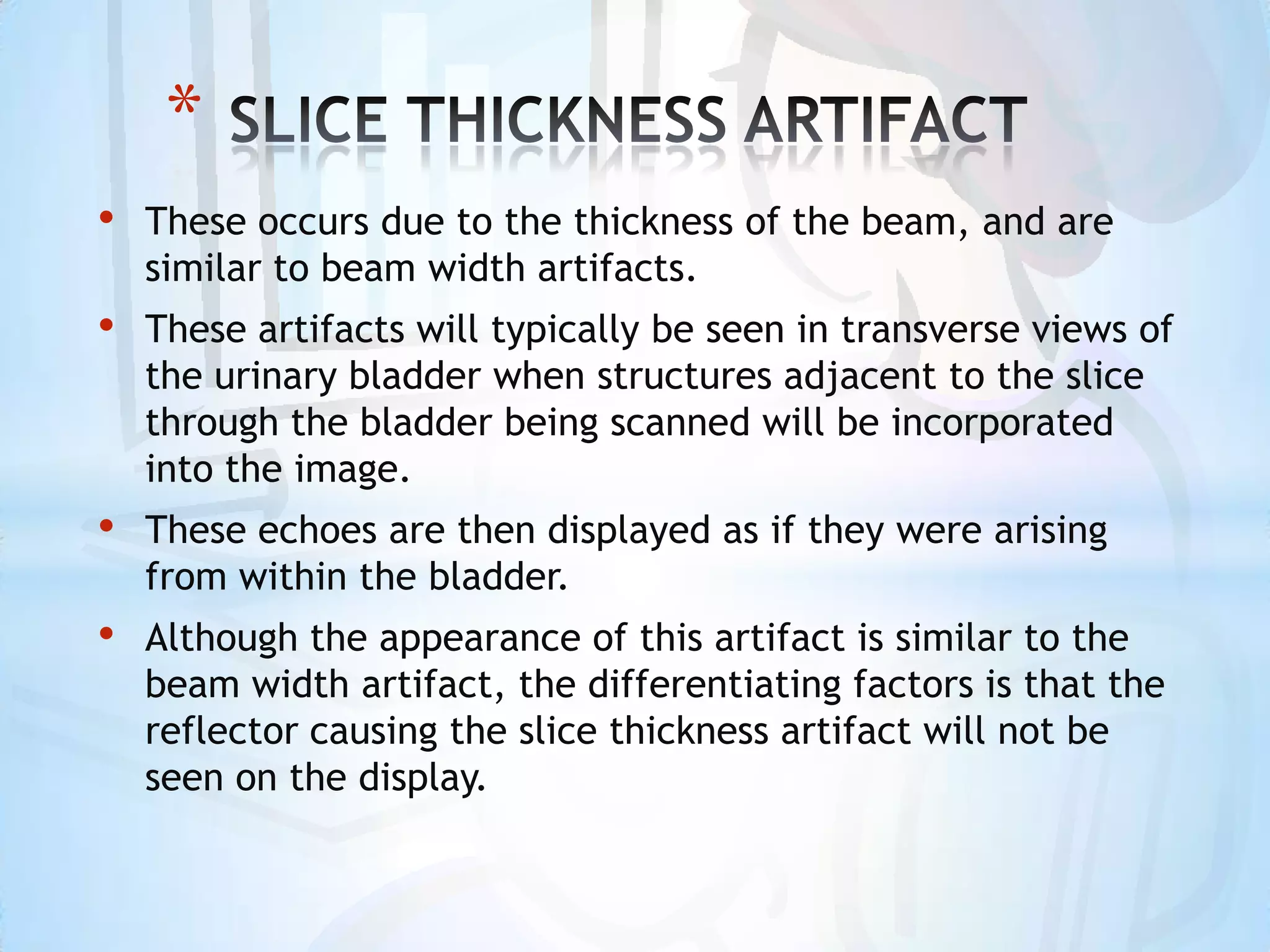 Ultrasound artifacts | PPTX