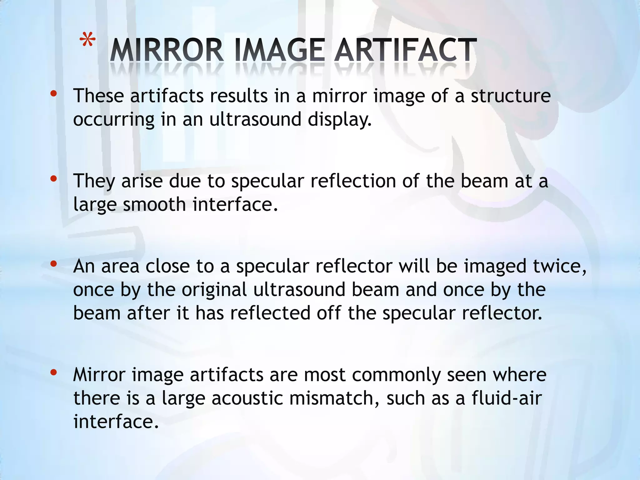 Ultrasound artifacts | PPTX