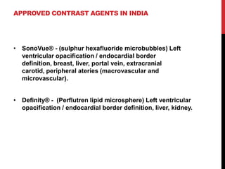 Ultrasound artifacts and contrast enhanced ultrasound | PPTX