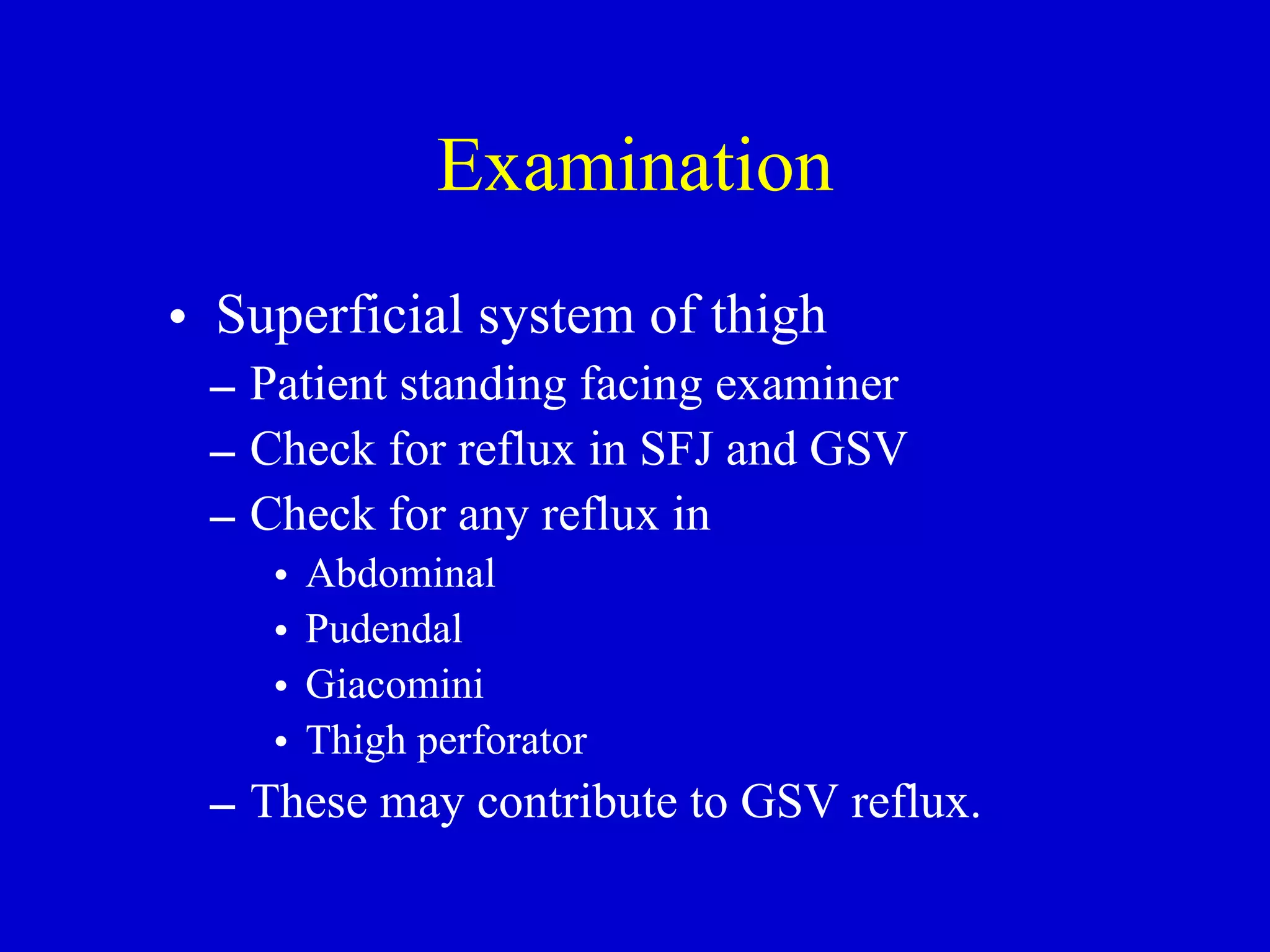 Ultrasound Assessment Of Chronic Venous Disease | PPT
