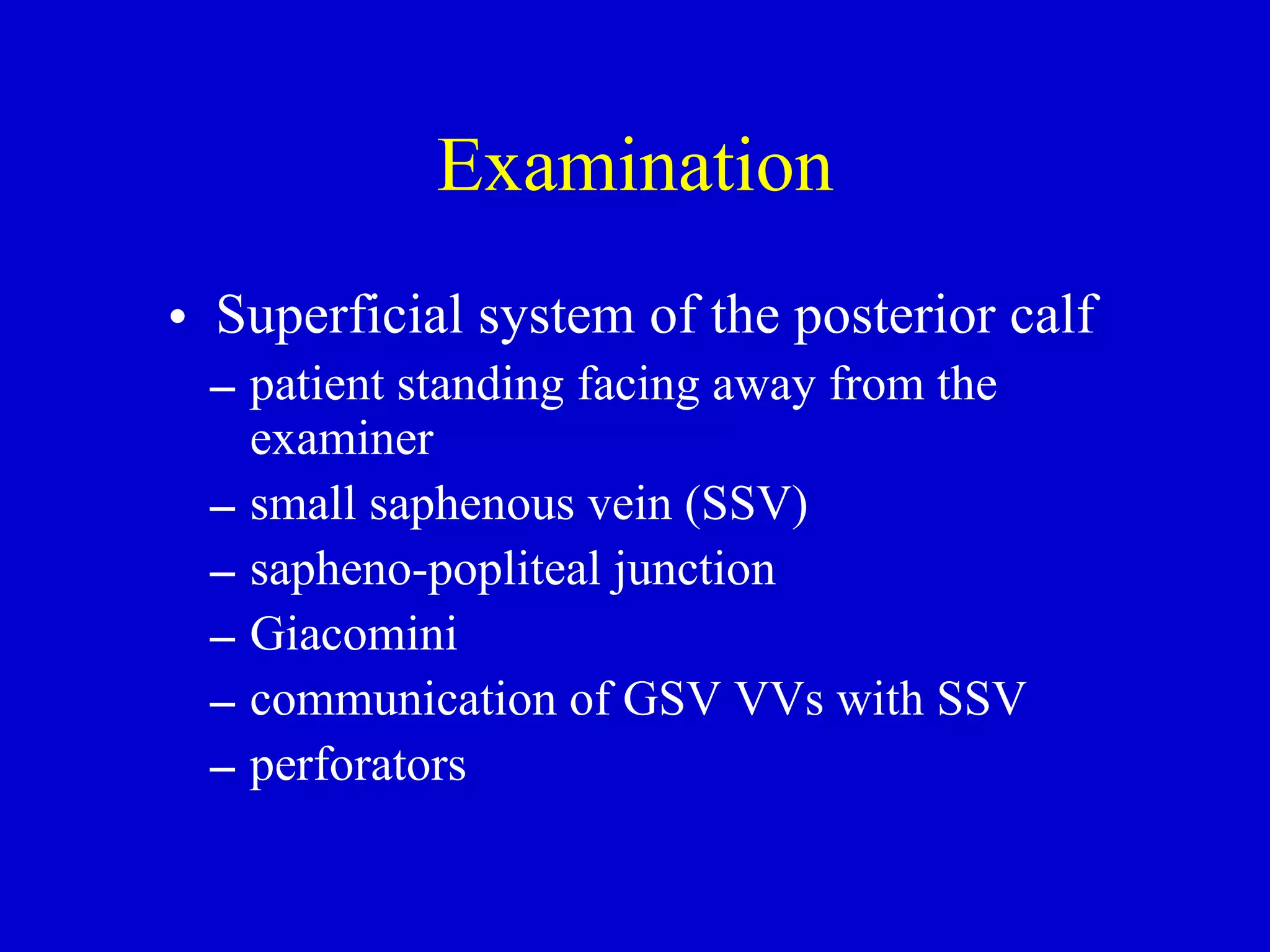 Ultrasound Assessment Of Chronic Venous Disease | PPT