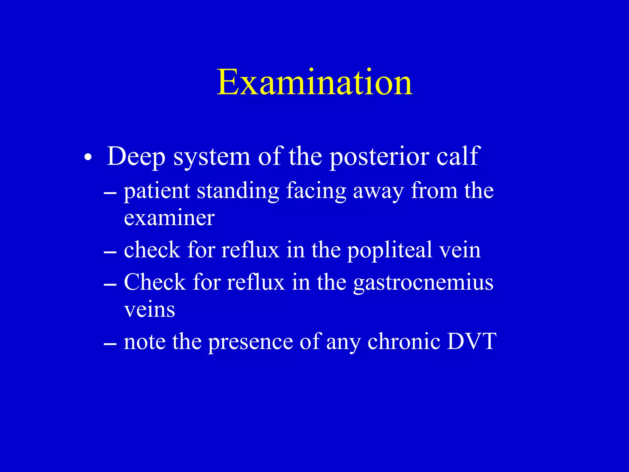 Ultrasound Assessment Of Chronic Venous Disease | PPT