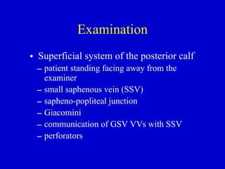 Ultrasound Assessment Of Chronic Venous Disease | PPT