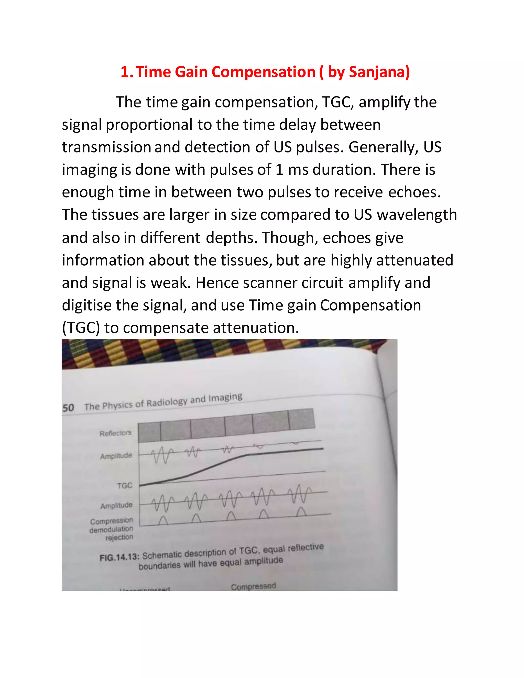 Ultrasound assignment 3 mark question and answer | DOCX