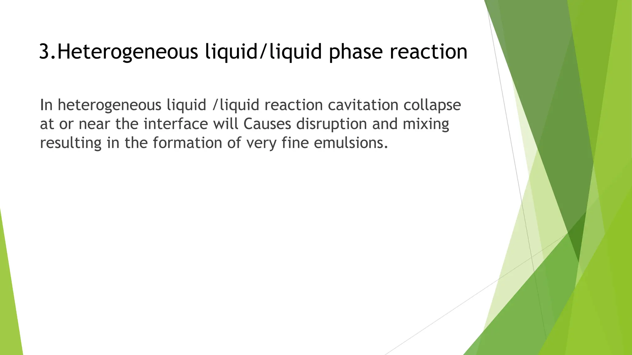 Ultrasound Assisted Reactions And Continuous Flow Reactorspptx