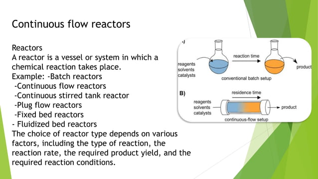 Ultrasound Assisted Reactions And Continuous Flow Reactorspptx