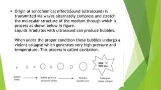 Ultrasound assisted reactions and Continuous flow reactors.pptx
