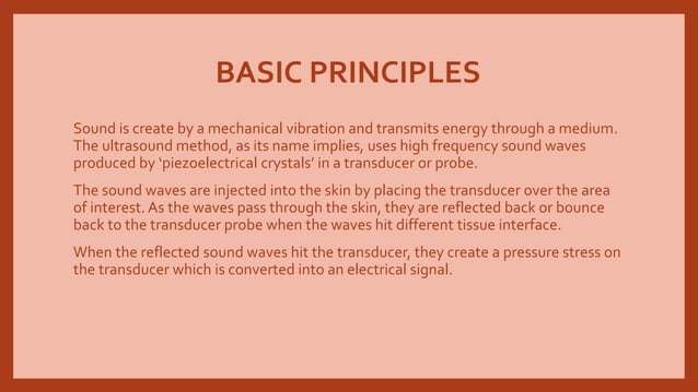 Ultrasound B- Mode Imaging | PPTX
