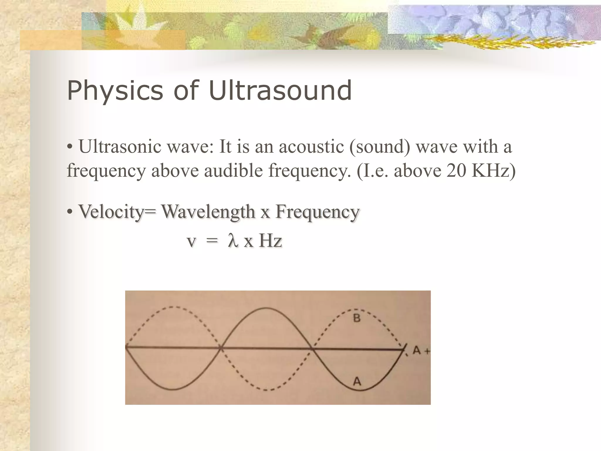 Basics of Diagnostic Ultrasound | PPT