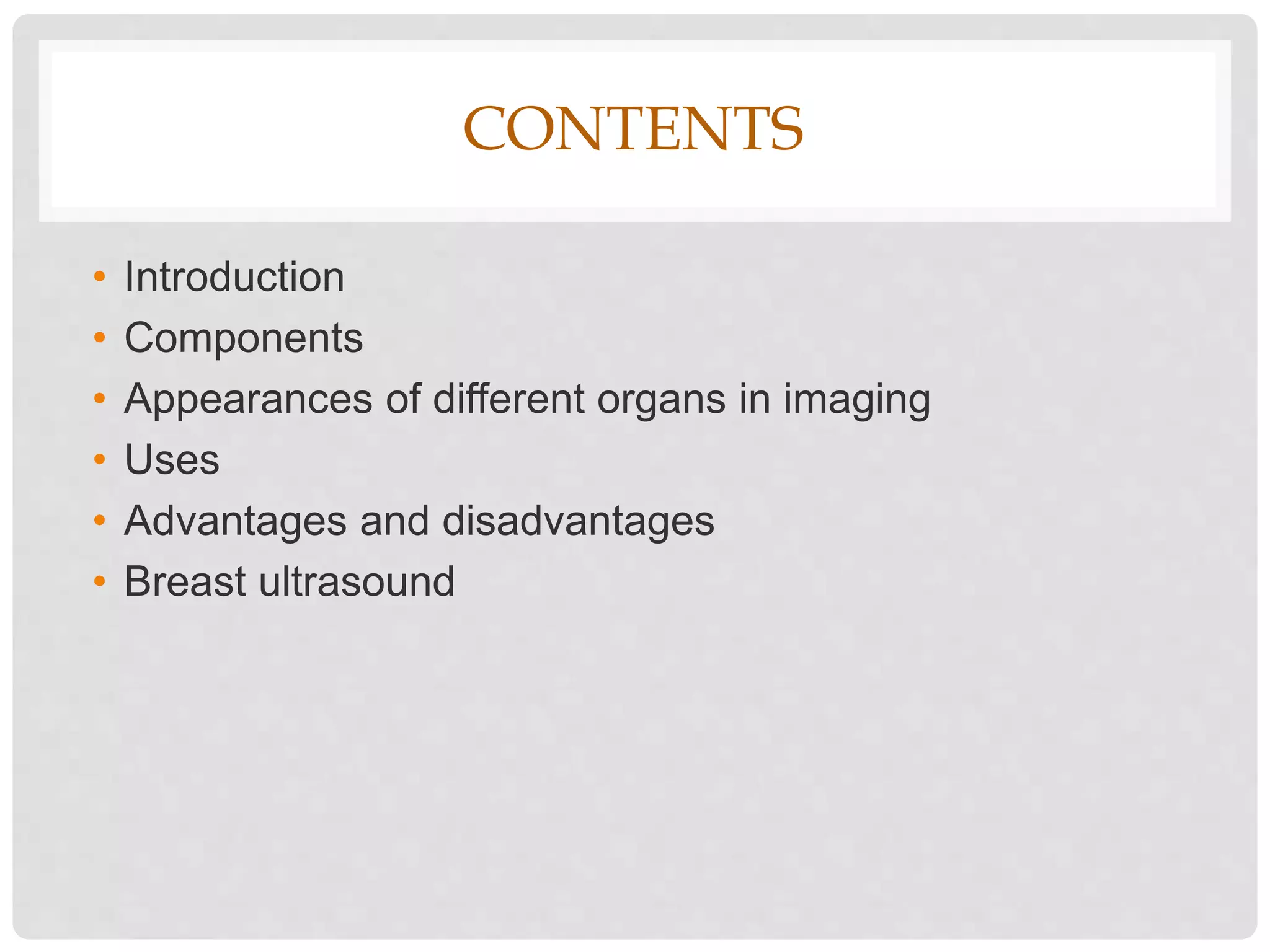 Ultrasound | PPTX
