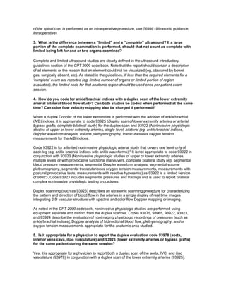 Ultrasound Coding Questions By Acr Aug2009 | PDF