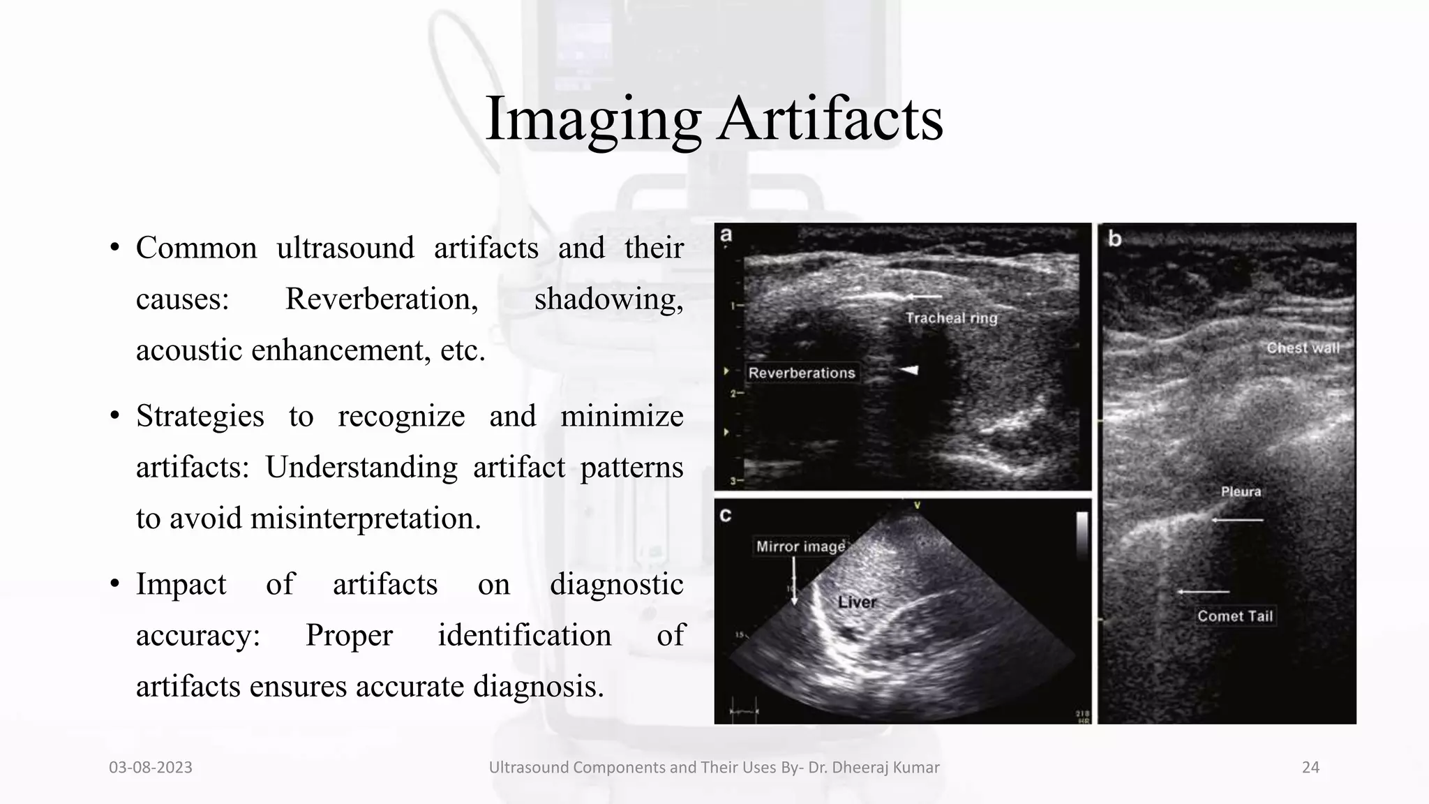 ULTRASOUND COMPONENTS AND THEIR USES.pptx