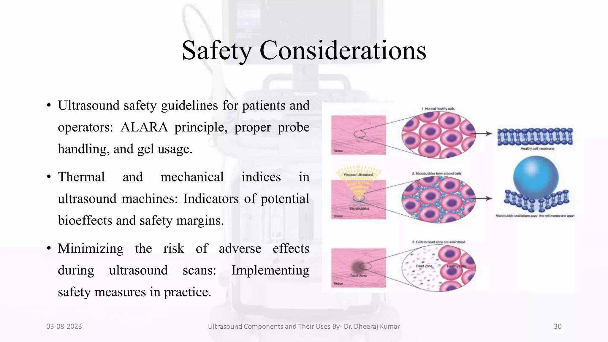 ULTRASOUND COMPONENTS AND THEIR USES.pptx