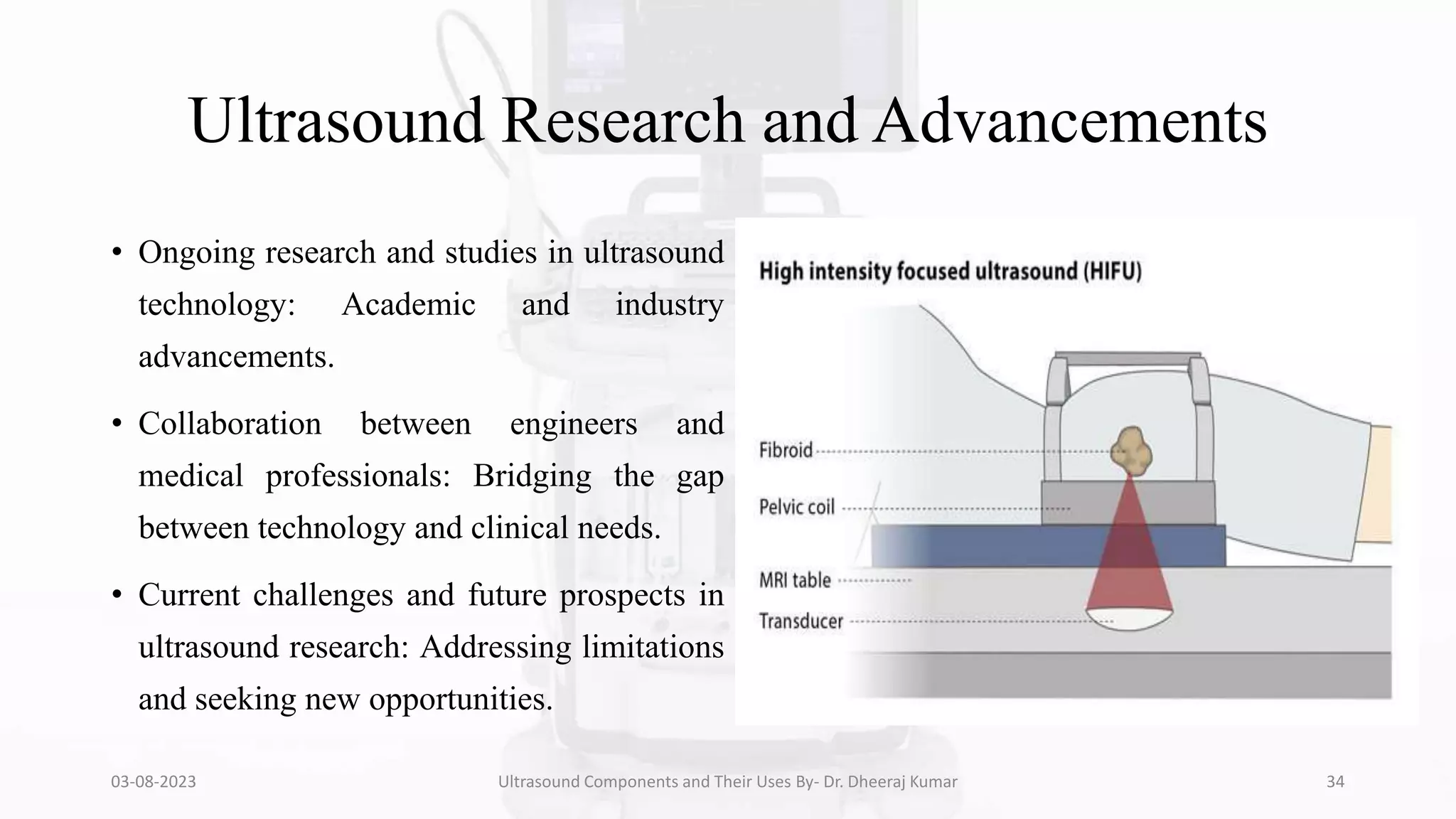 ULTRASOUND COMPONENTS AND THEIR USES.pptx