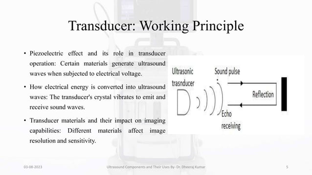 ULTRASOUND COMPONENTS AND THEIR USES.pptx