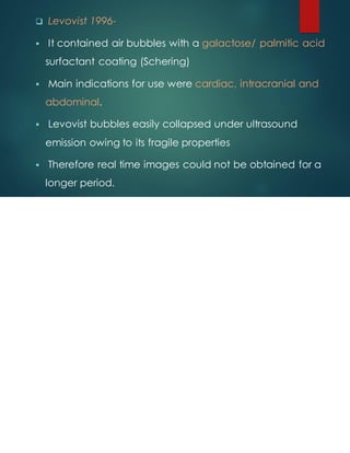 Ultrasound Contrast agent .ppt