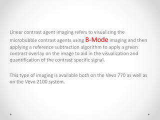 Ultrasound contrast agents | PPTX