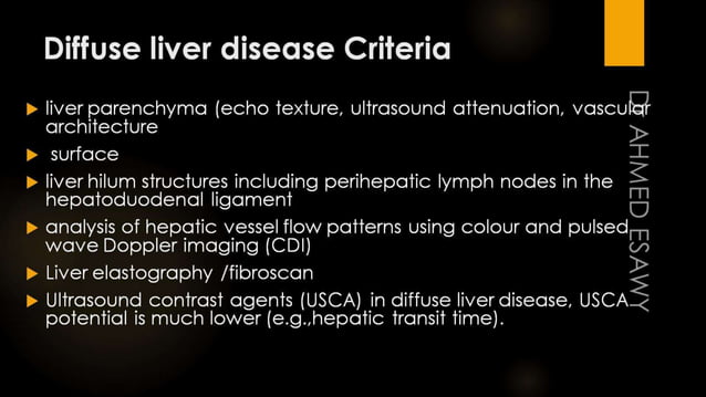Ultrasound diffuse liver disease all things fibrosis,cirrhosis,us ...
