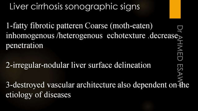 Ultrasound diffuse liver disease all things fibrosis,cirrhosis,us ...