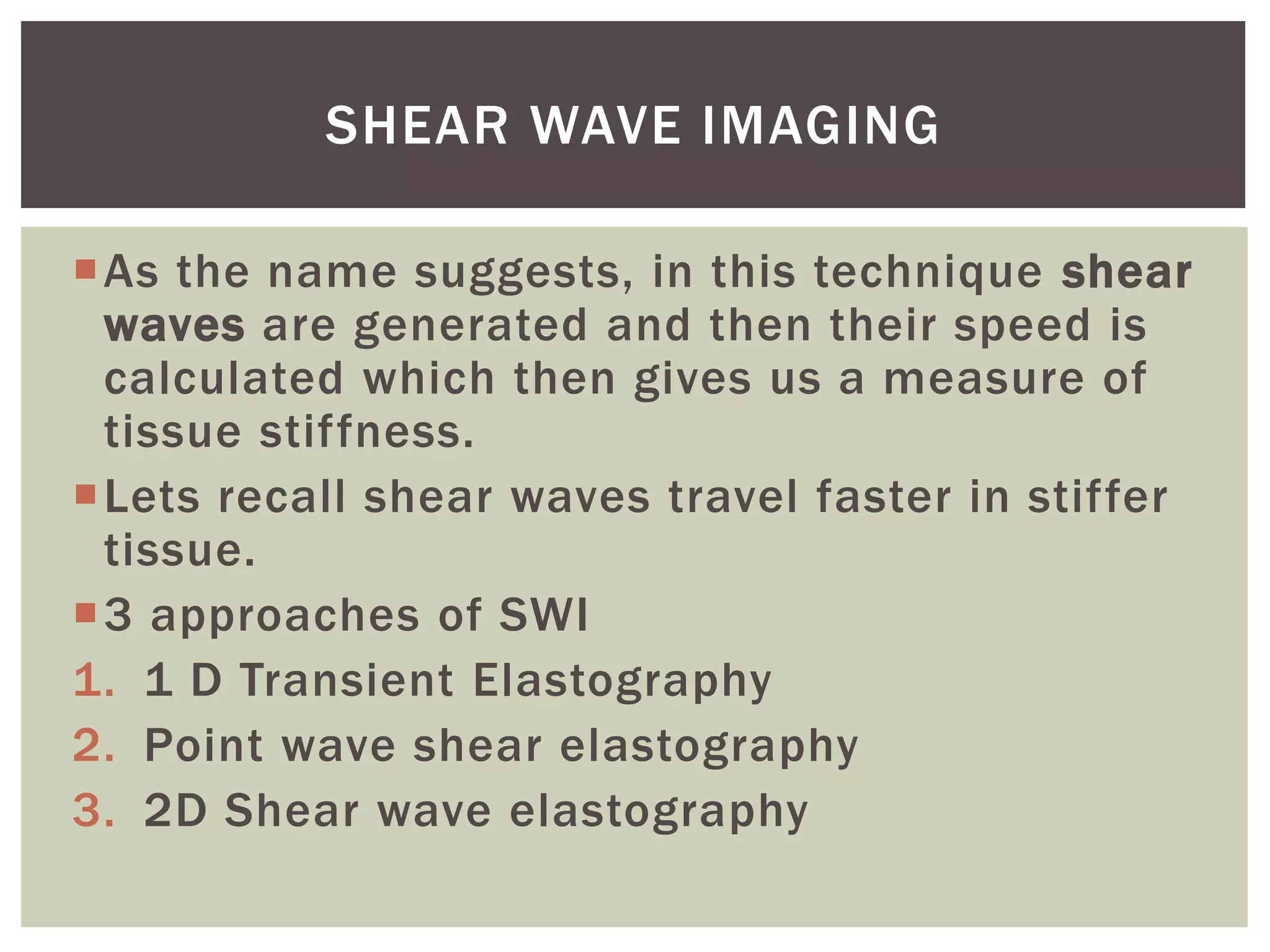 Ultrasound Elastography: Principles, techniques & clinical applications ...