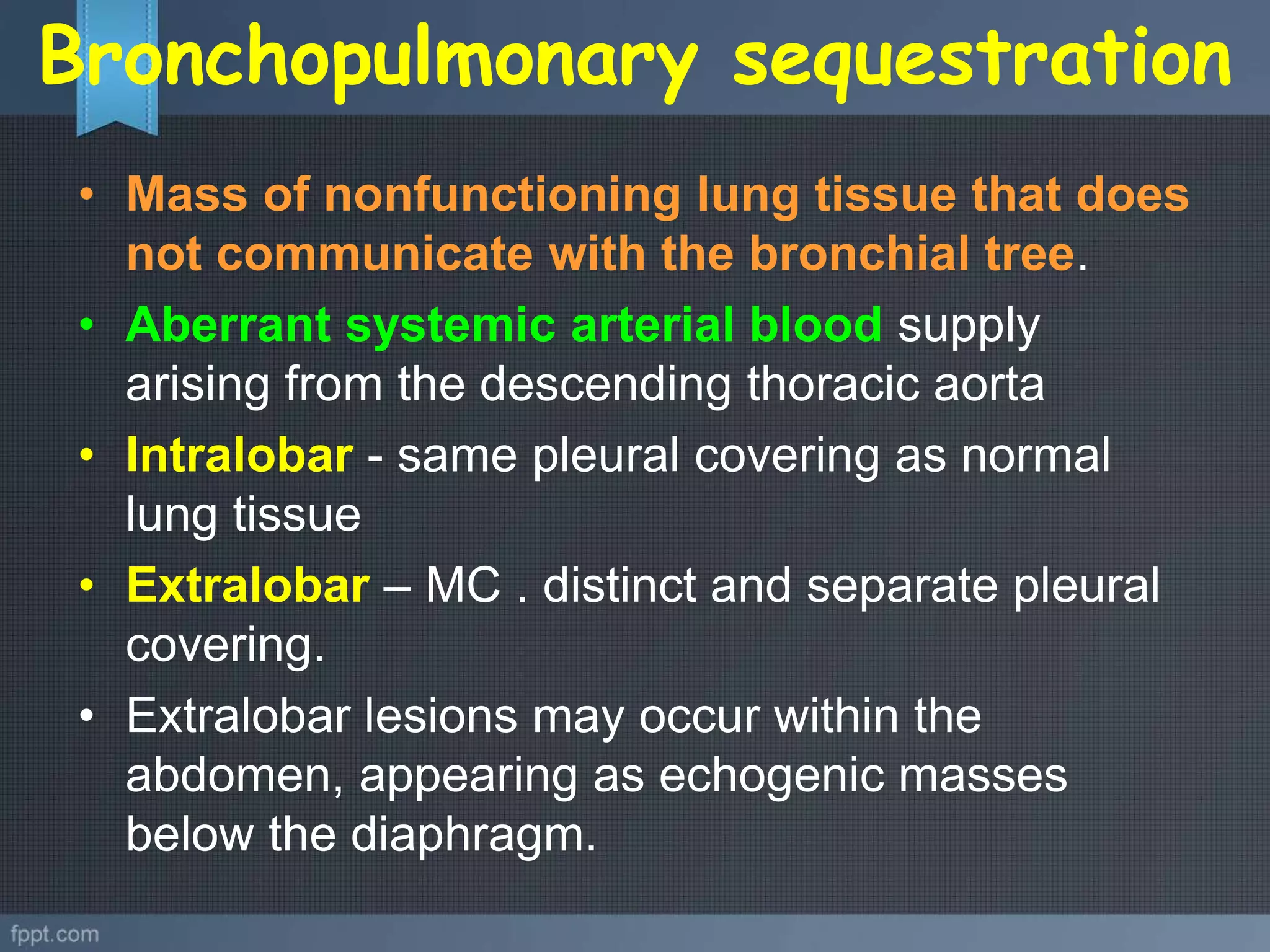 Ultrasound evaluation of fetal thorax | PPT