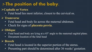 Ultrasound examination of the third trimester of pregnancy | PPTX