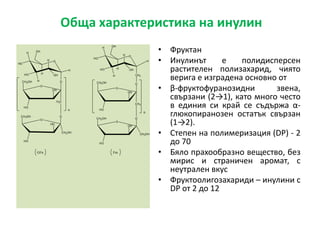 Ultrasound-assisted extraction and characterisation of inulin-type ...