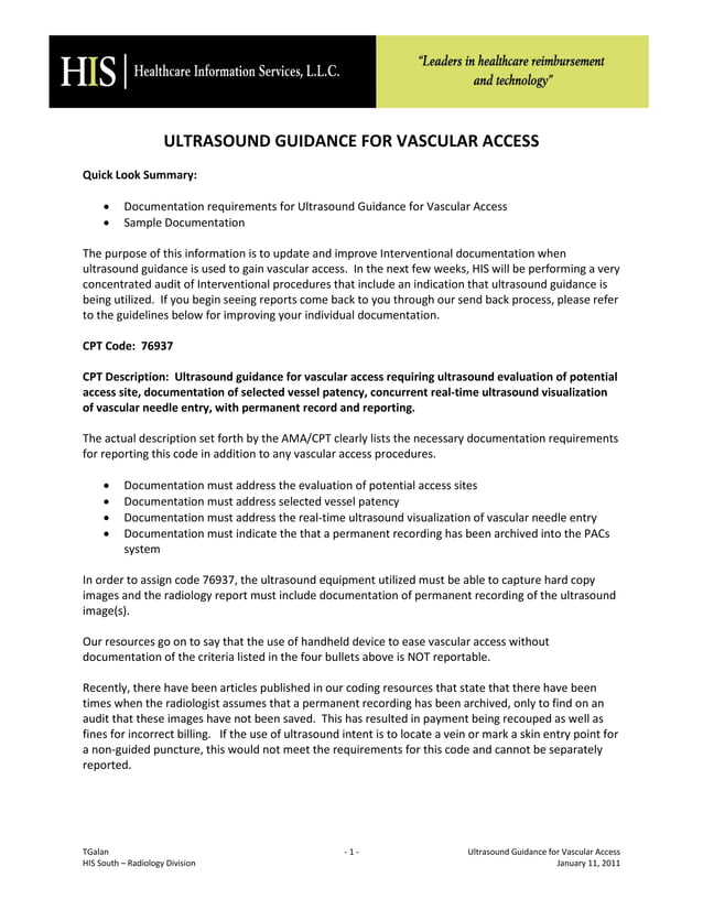 Ultrasound guidance for vascular access | PDF | Medical Health