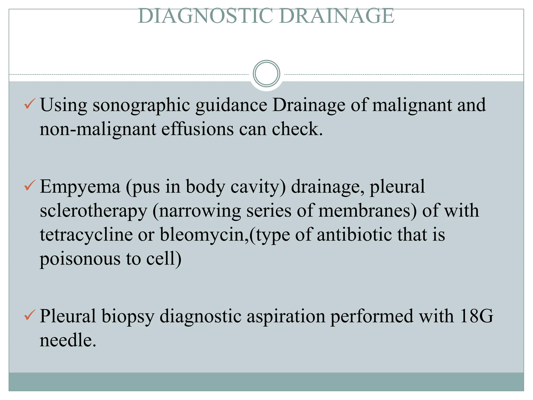 Ultrasound Guided Drainage.pptx,rainage.pptx,Diagnostic drainage ...