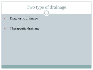 Ultrasound Guided Drainage.pptx,rainage.pptx,Diagnostic drainage ...