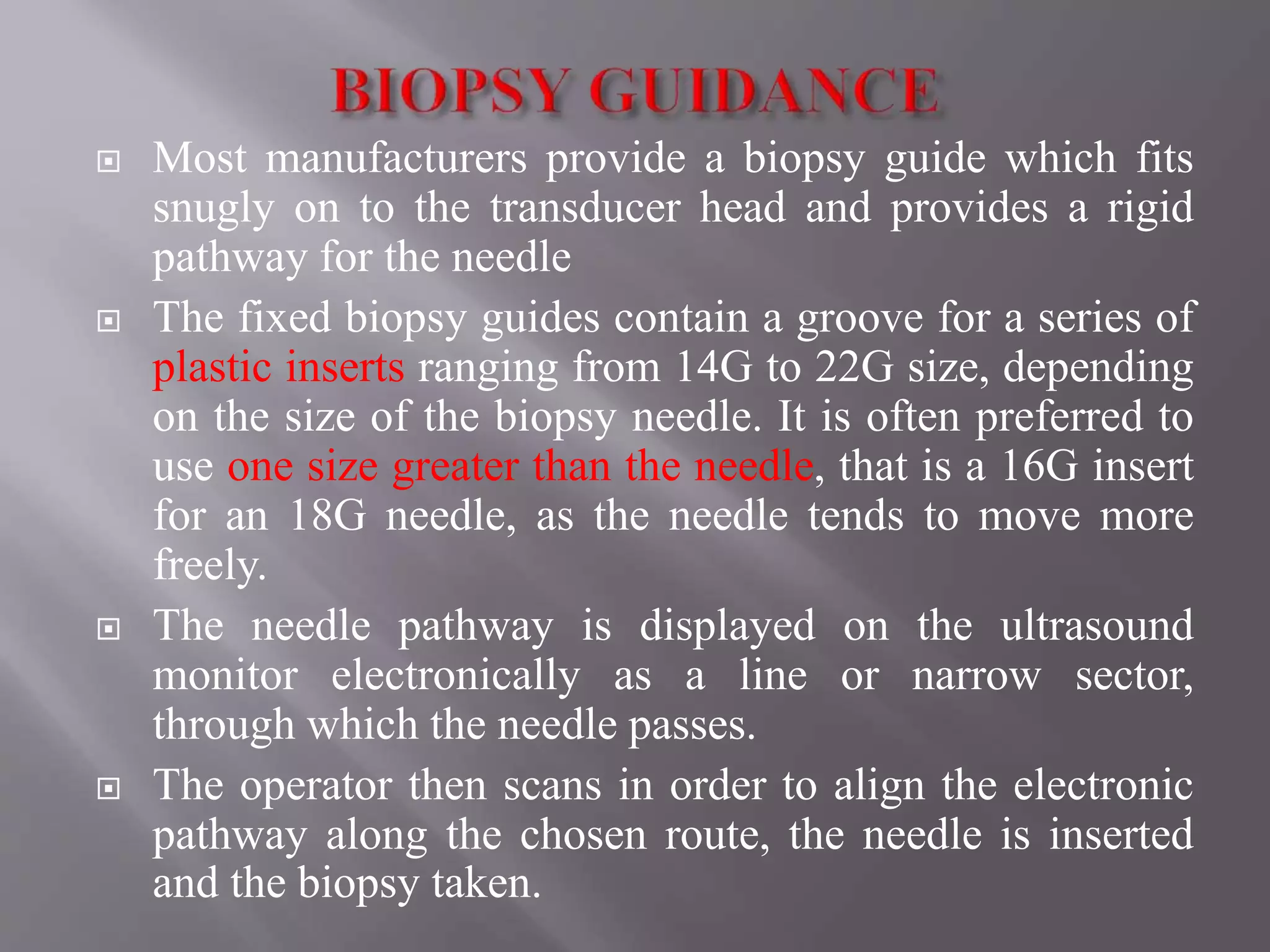 Ultrasound guided interventional procedure | PPTX