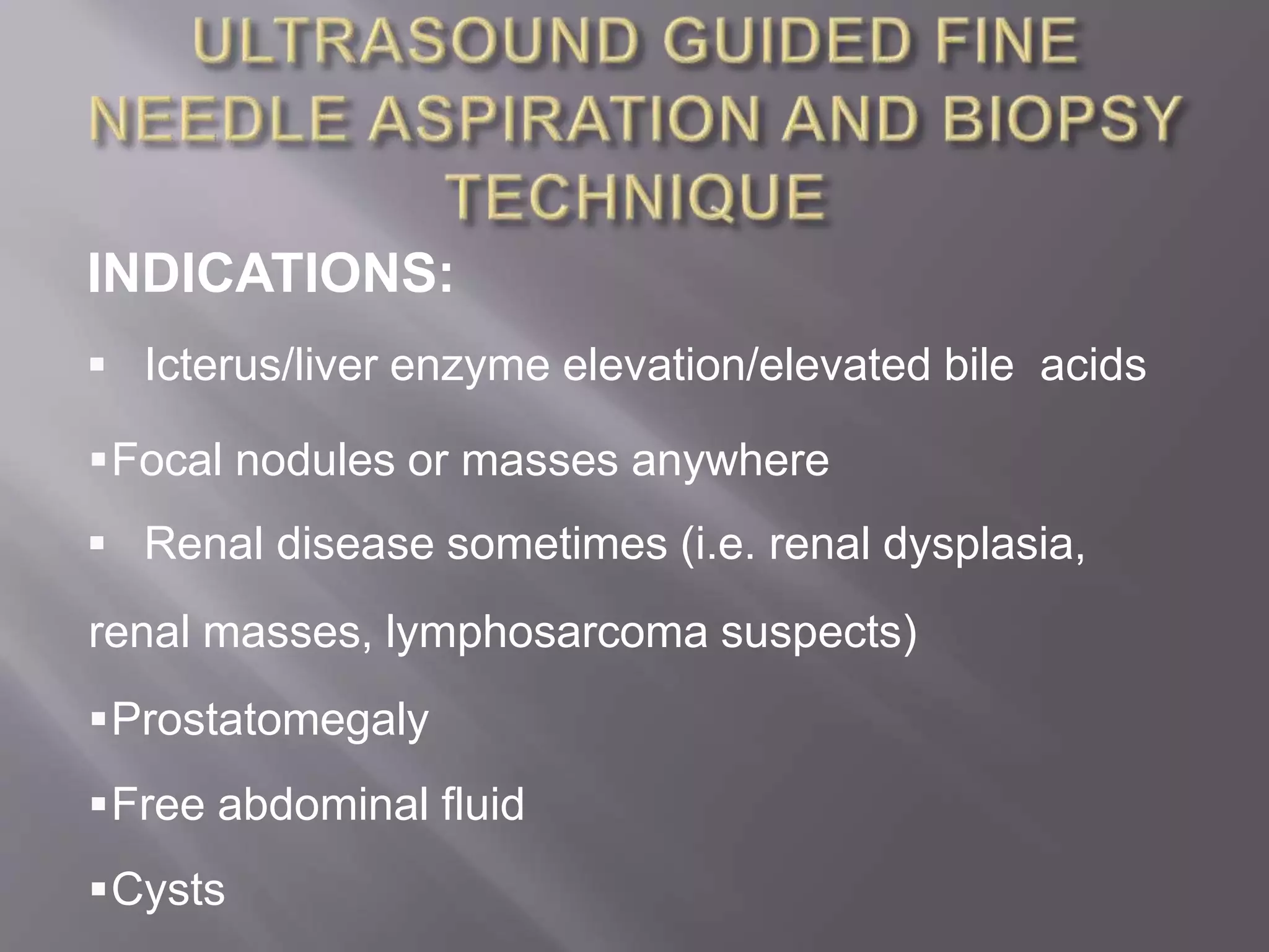Ultrasound guided interventional procedure | PPTX