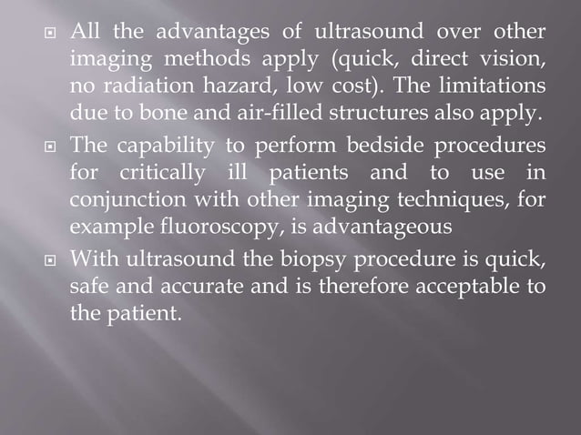 Ultrasound guided interventional procedure | PPTX