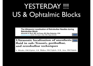 Ultrasound guided Ophtalmic block 2017 | PDF