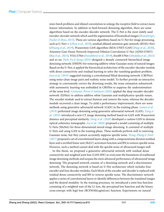 Ultrasound image denoising using generative adversarial networks with residual dense ...
