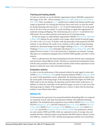 Ultrasound image denoising using generative adversarial networks with residual dense ...