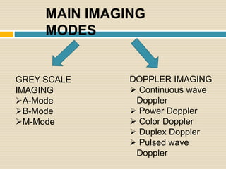 Ultrasound imaging | PPTX