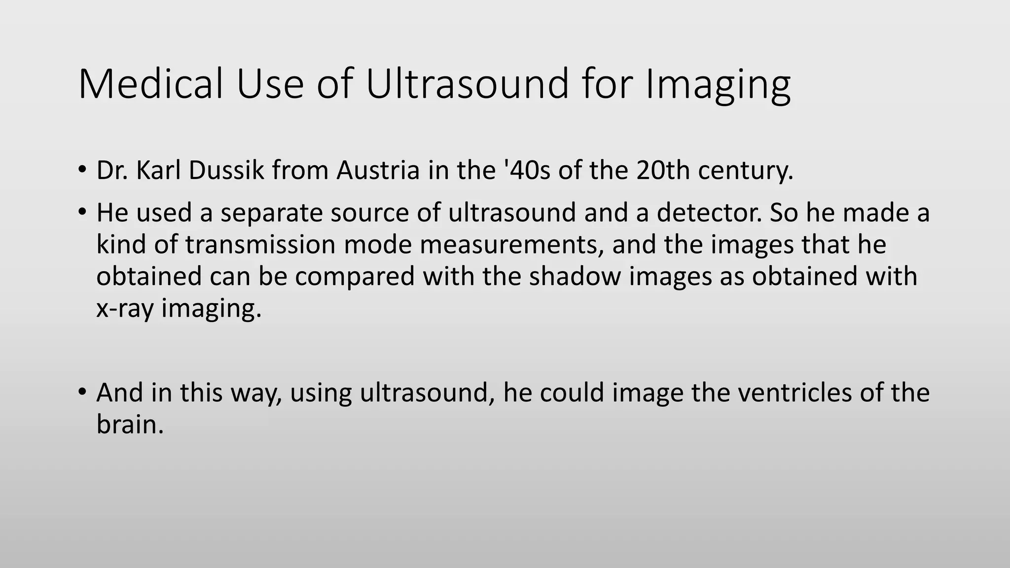 Ultrasound imaging | PPTX
