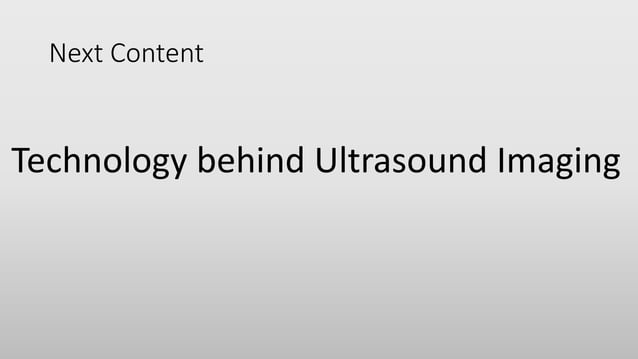 Ultrasound imaging | PPTX