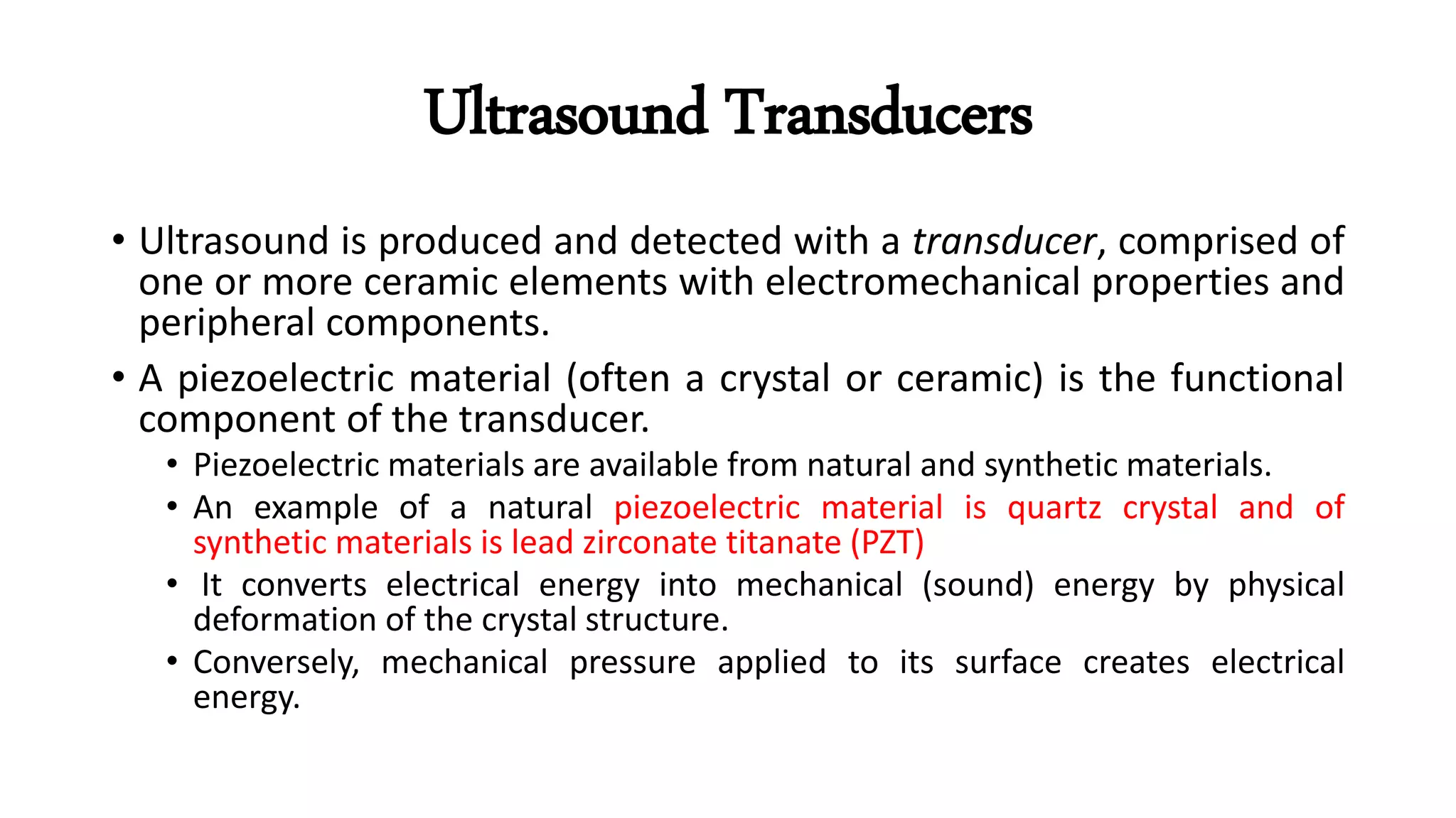 Ultrasound imaging system | PPTX