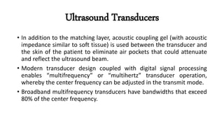 Ultrasound imaging system | PPTX
