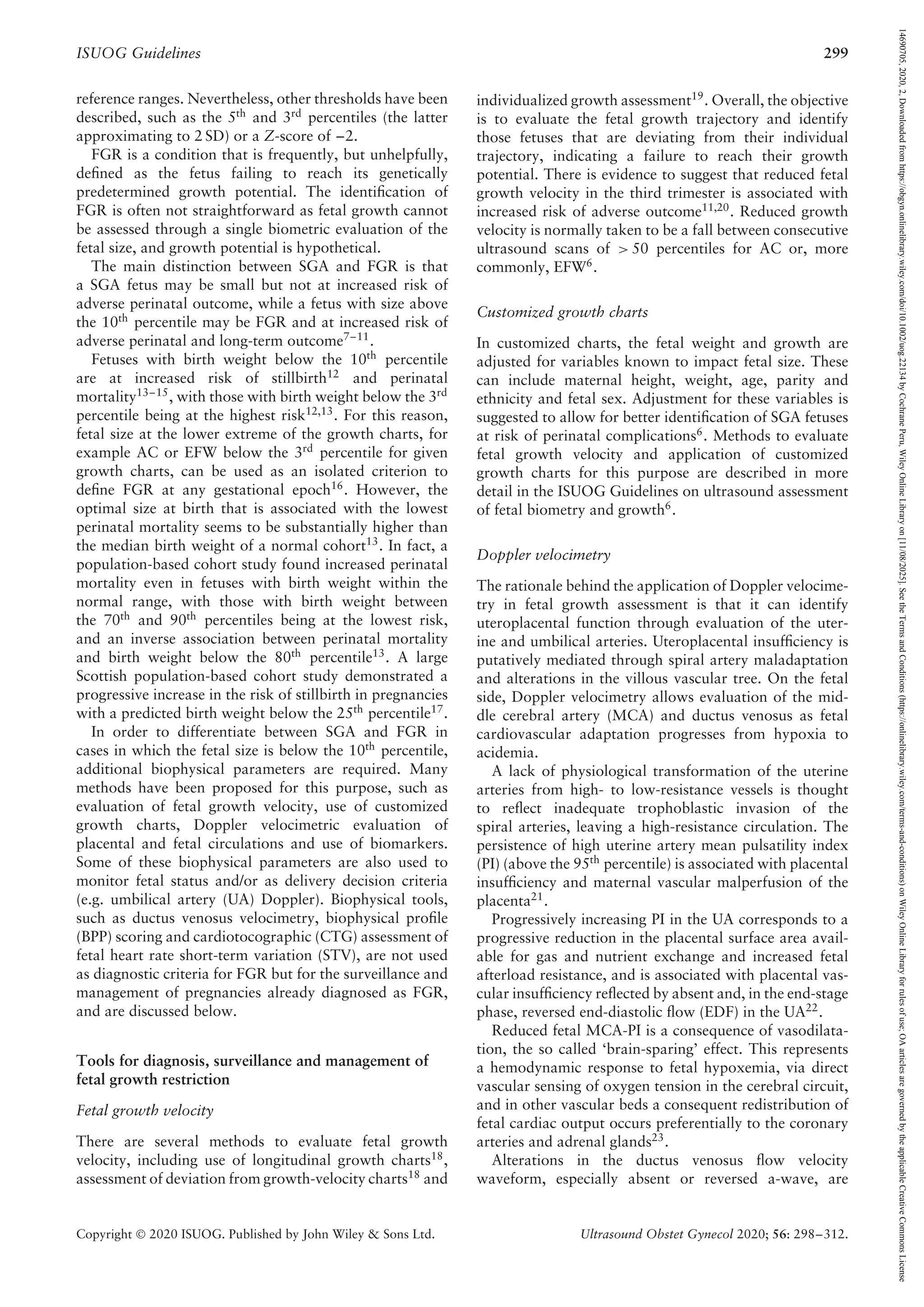 Ultrasound in Obstet Gyne - 2020 - Lees - ISUOG Practice Guidelines ...
