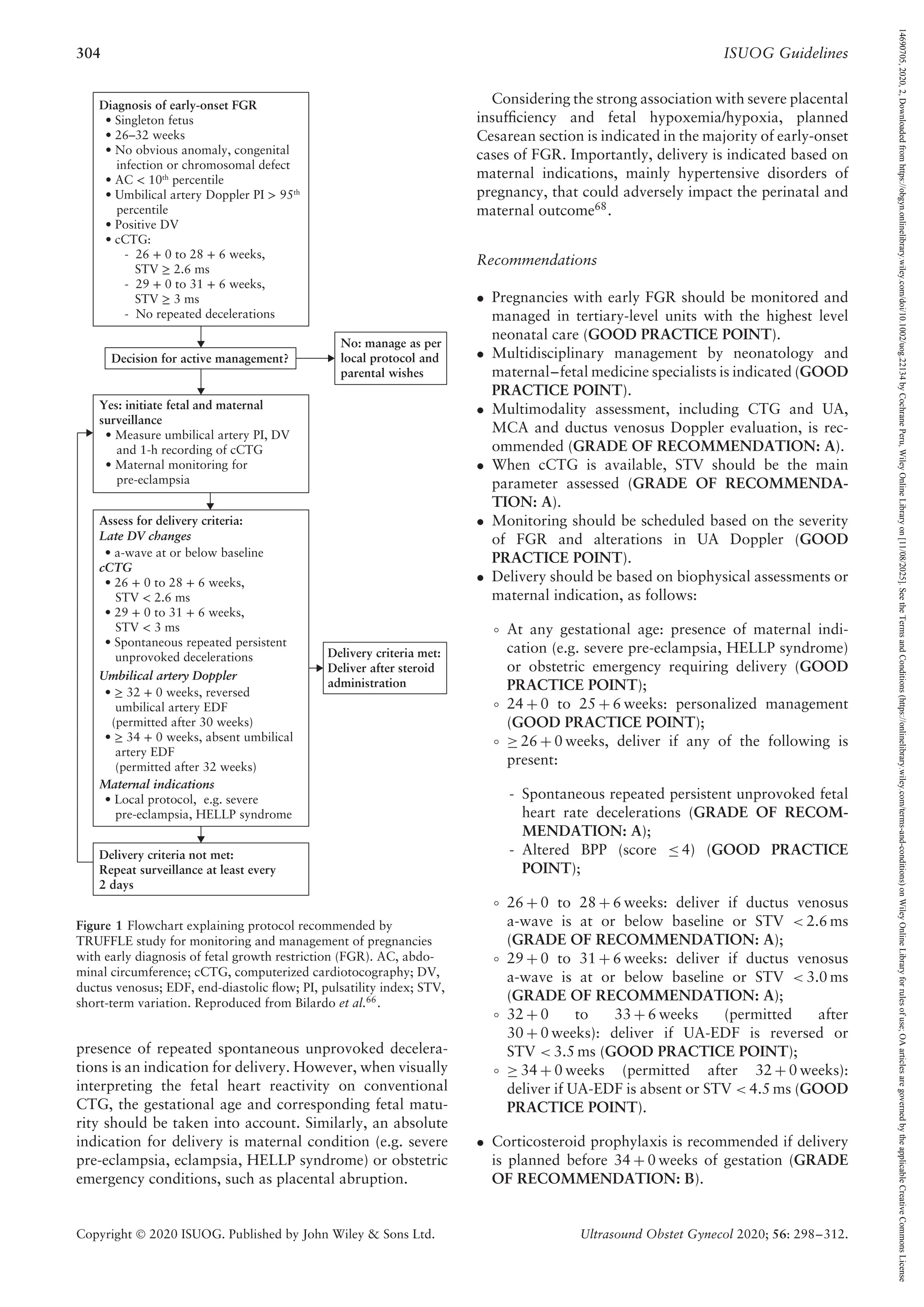Ultrasound in Obstet Gyne - 2020 - Lees - ISUOG Practice Guidelines ...