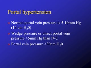 Ultrasound in portal hypertension | PPTX