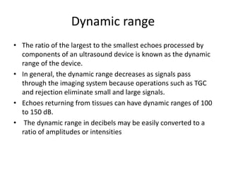 Ultrasound instrumentation | PPTX