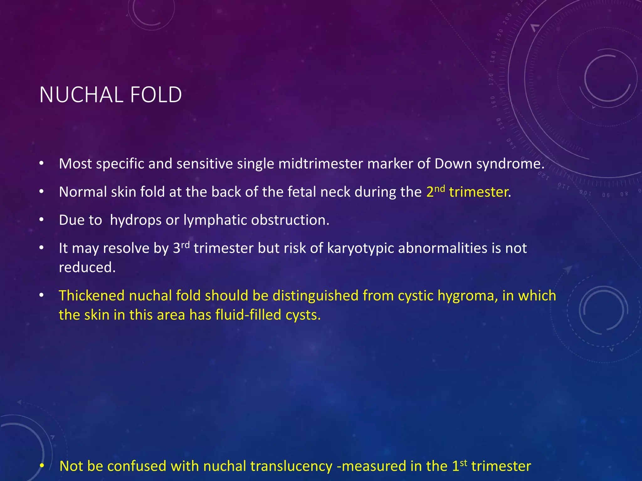 Ultrasound markers of aneuploidy | PPTX
