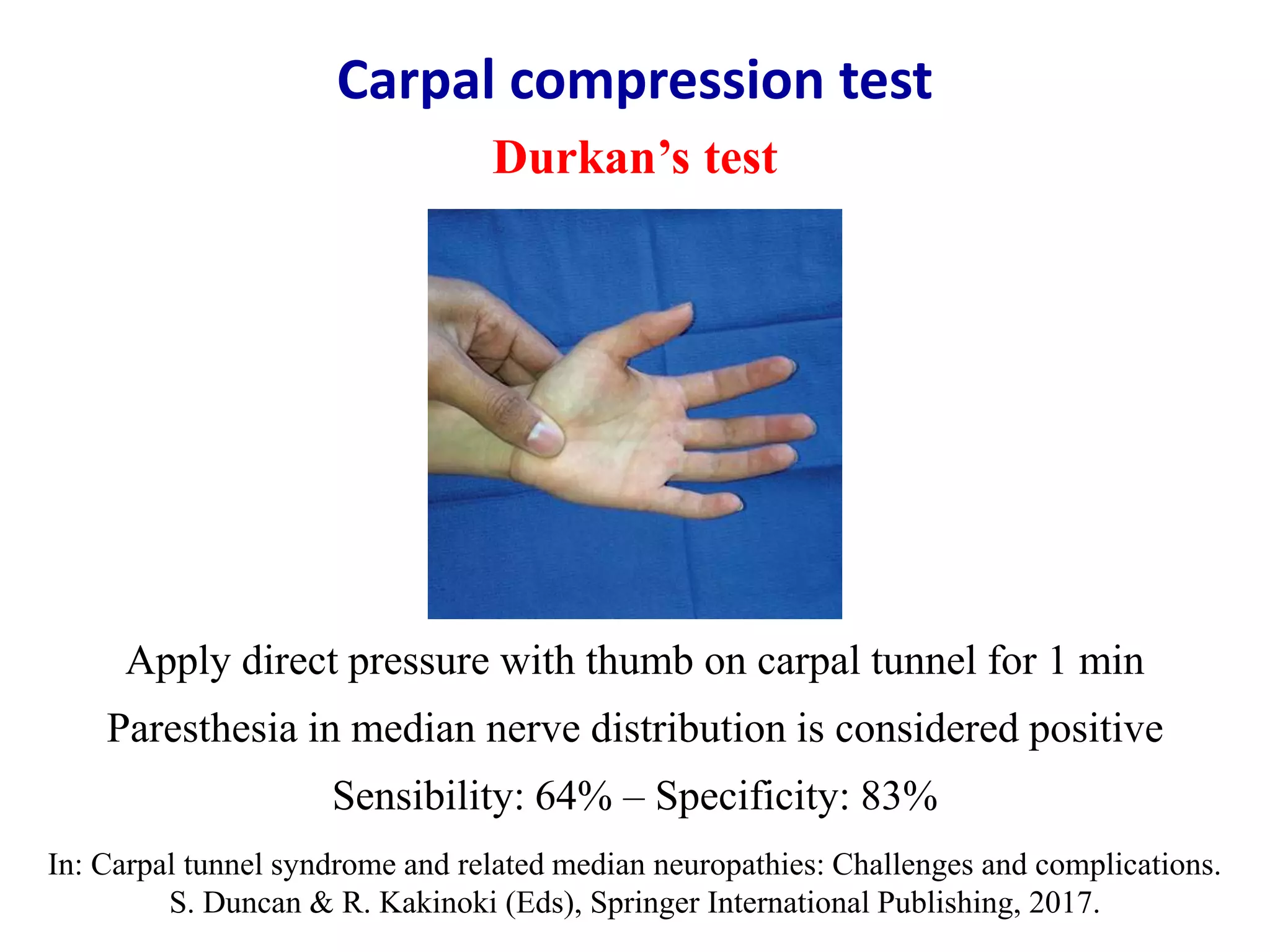 Ultrasound of carpal tunnel syndrome | PPTX