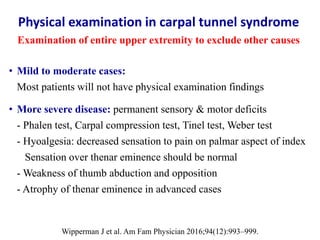 Ultrasound of carpal tunnel syndrome | PPTX