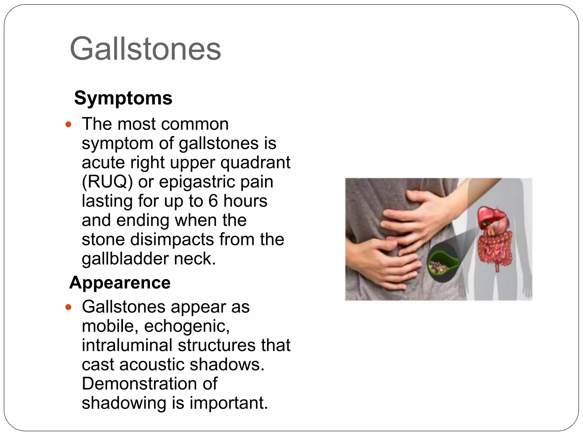 Ultrasound of gall bladder | PPTX